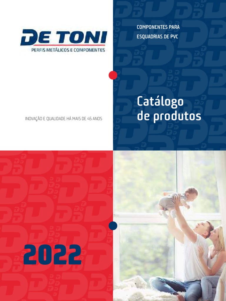 Catálogo Componentes Esquadrias PVC Web | PDF | Química | Engenharia Civil