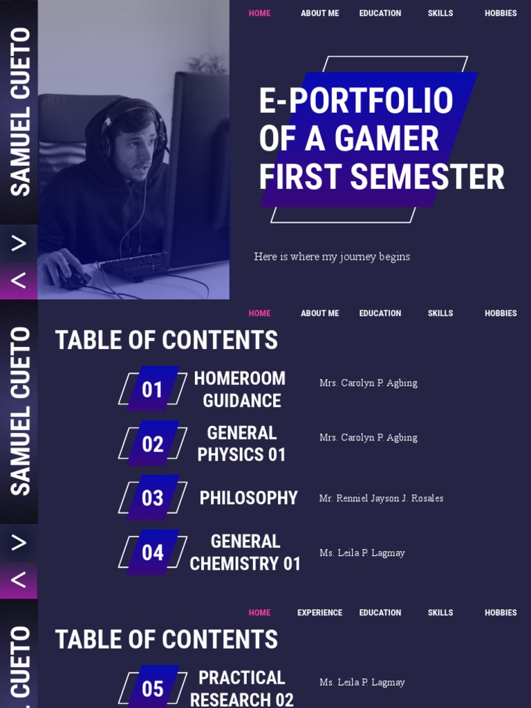 Samuel Andrew Cueto (E-Portfolio) | PDF