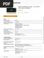 Schneider Electric - EOCR - 3DM2-WRDUWZ | PDF | Relay | Alternating Current