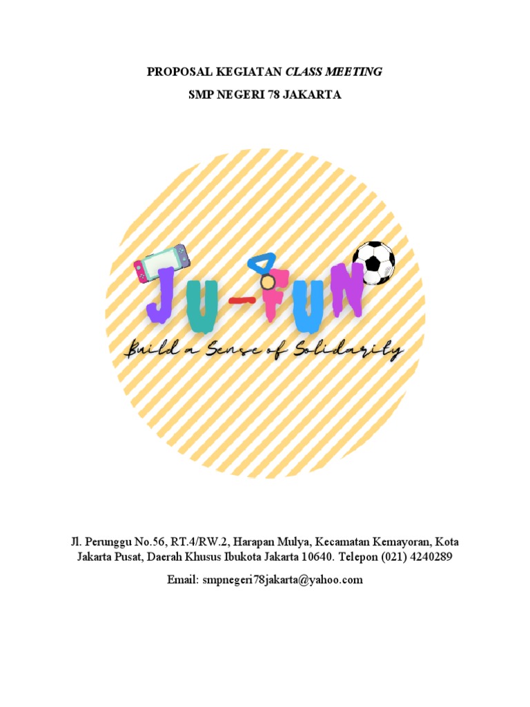 Proposal Kegiatan Class Meeting | PDF