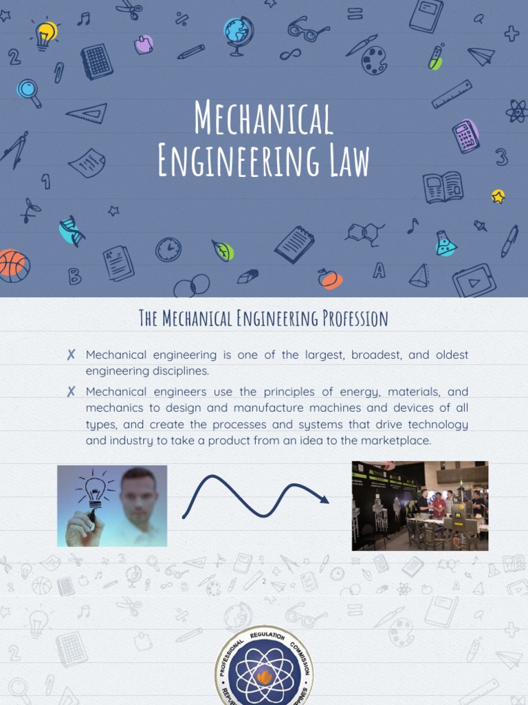 Mechanical Engineering Law | PDF | Engineer | Licensure
