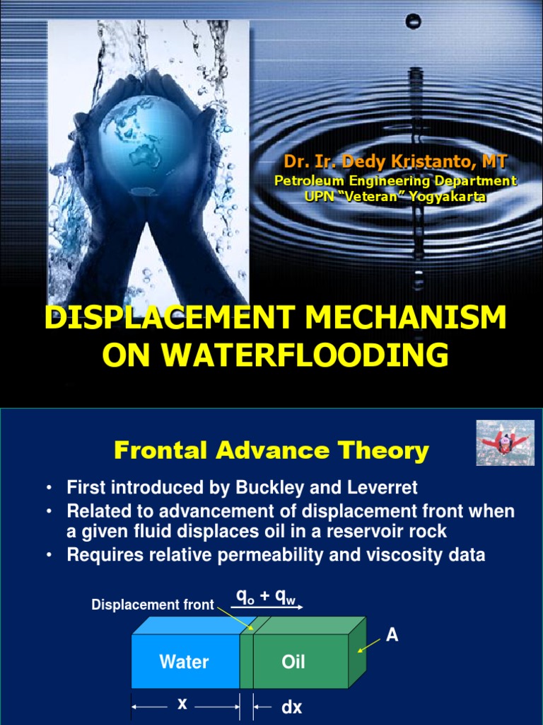 Water Displacement Mechanisms in Oil Recovery | PDF | Petroleum ...