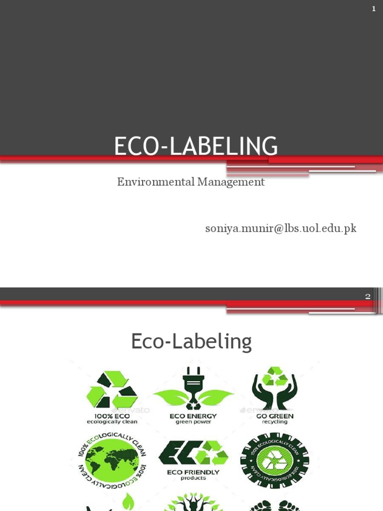 Lecture 10 Eco Labeling | Download Free PDF | Life Cycle Assessment | Business Process