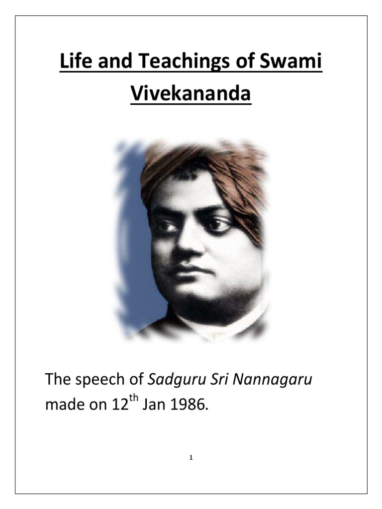 Life and TeachingsOf Swami Vivekananda | PDF | Swami Vivekananda ...