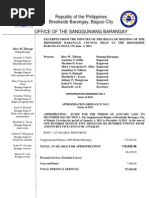 BARANGAY BUDGET PREPARATION Supplemental | PDF | Business | Finance ...