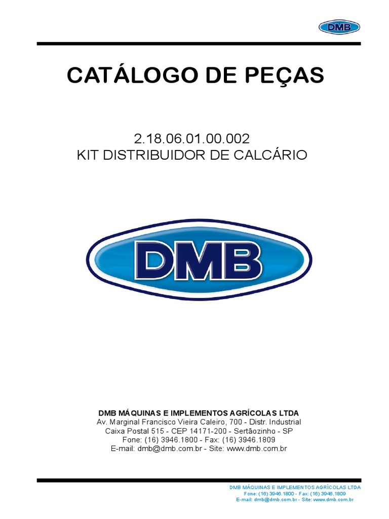 Catalogo DMB | PDF | Bens manufaturados | União