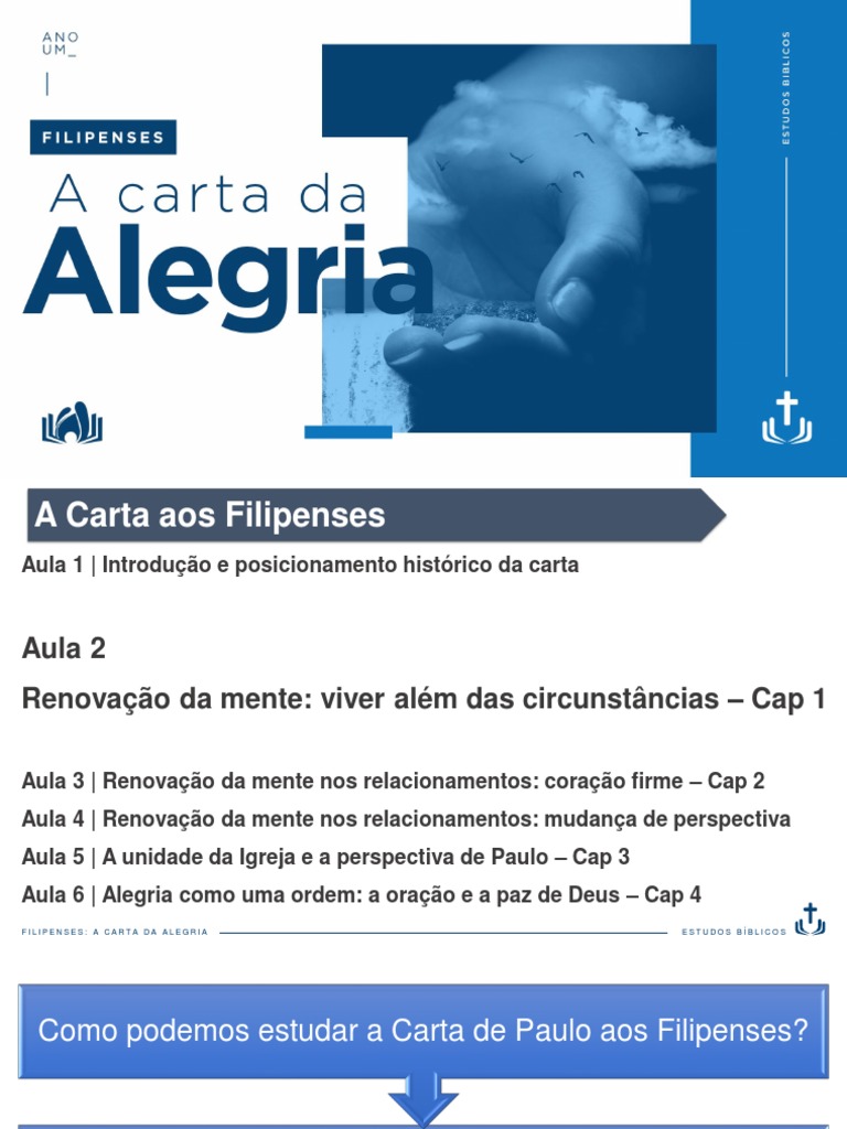 #2 - Curso Filipenses Capitulo 1 | PDF | Abraão | Isaac