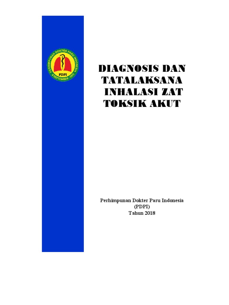 Buku Inhalasi Zat Toksik PDPI 2018 | PDF