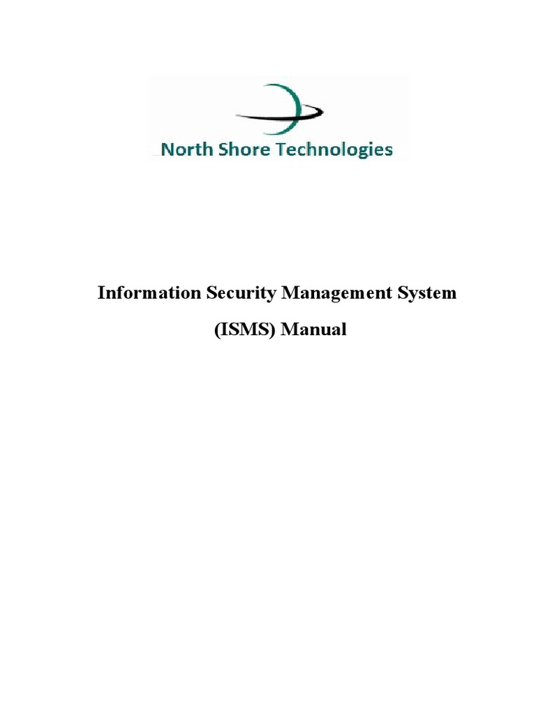 NST Isms Manual v2.6 | PDF | Information Security | Risk