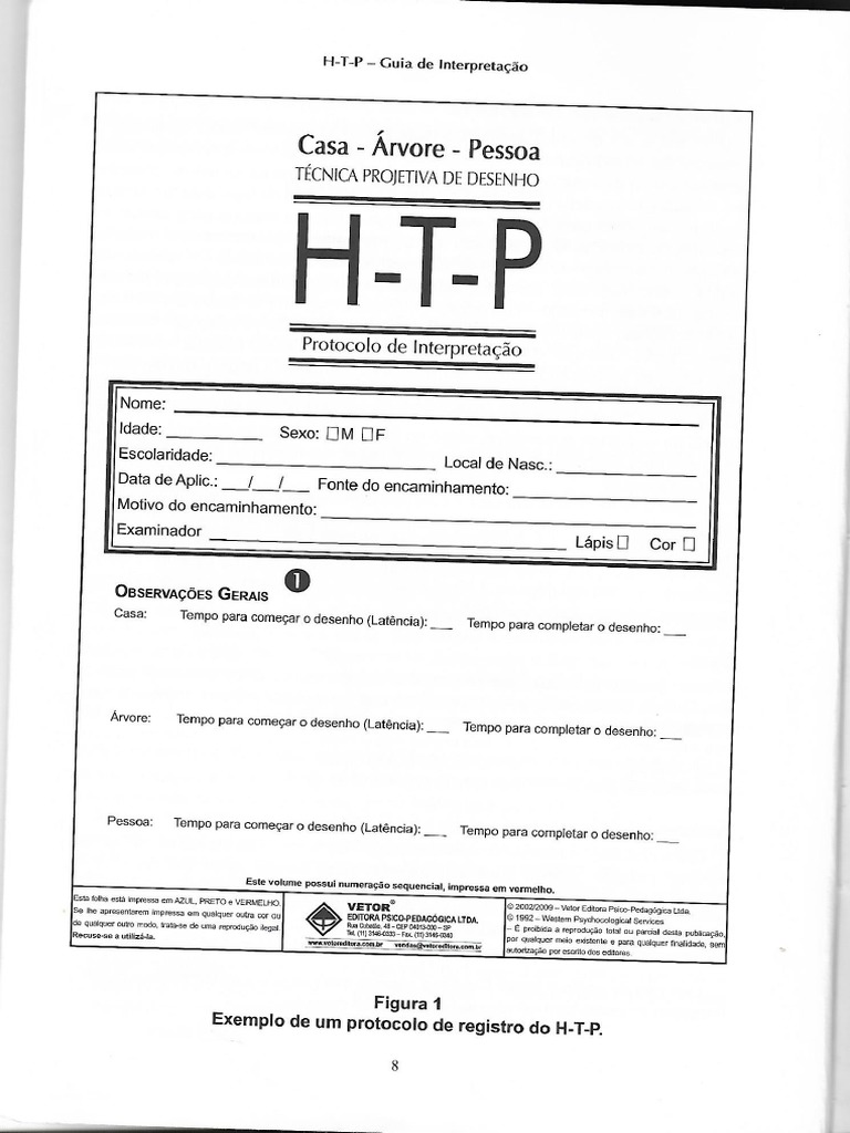 H T P - Inquerito Posterior Ao Desenho | PDF