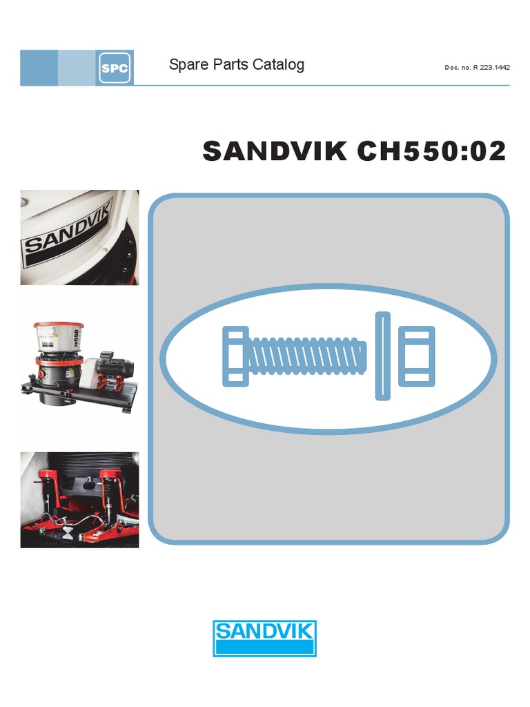 Trituradora CH550-02 - SPC - R 223.1442-01 | PDF | Equipment | Mechanical Engineering