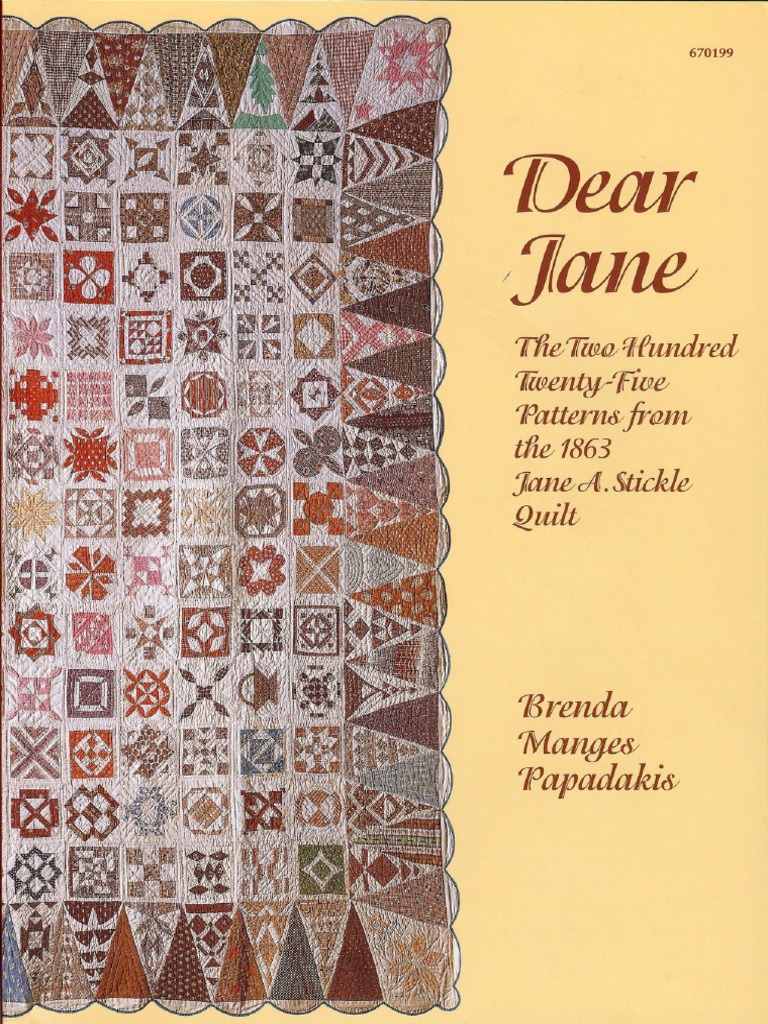 DEAR JANE Livro Completo Patchwork | PDF