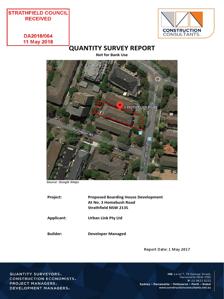 QS Report Example 6 | PDF | Porch | Door