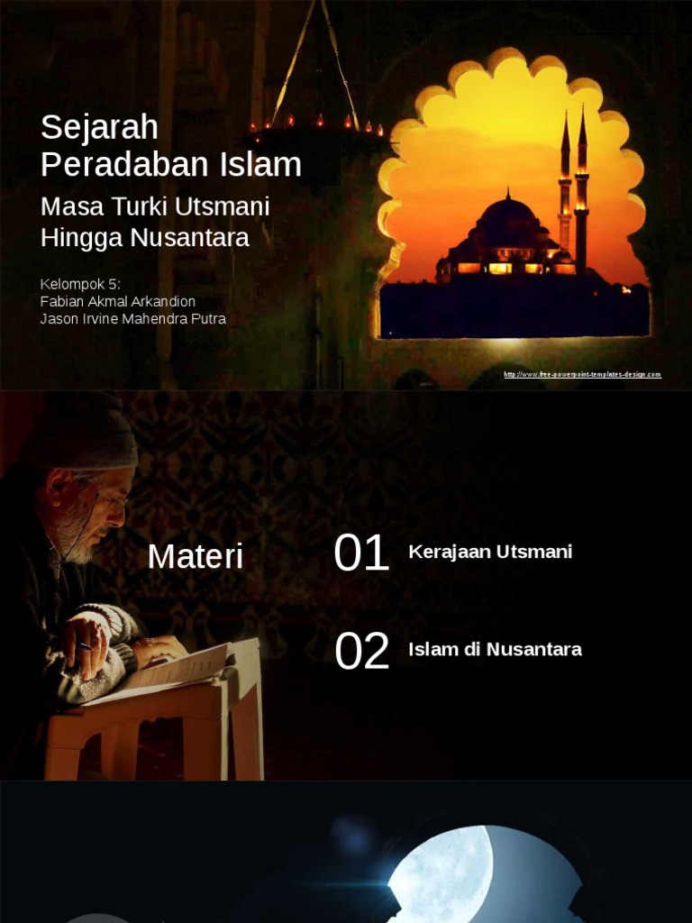 Sejarah Peradaban Islam Turki Utsmani Dan Nusantara Kelompok 5 | PDF