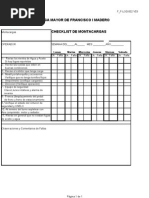 Montacargas Checklist