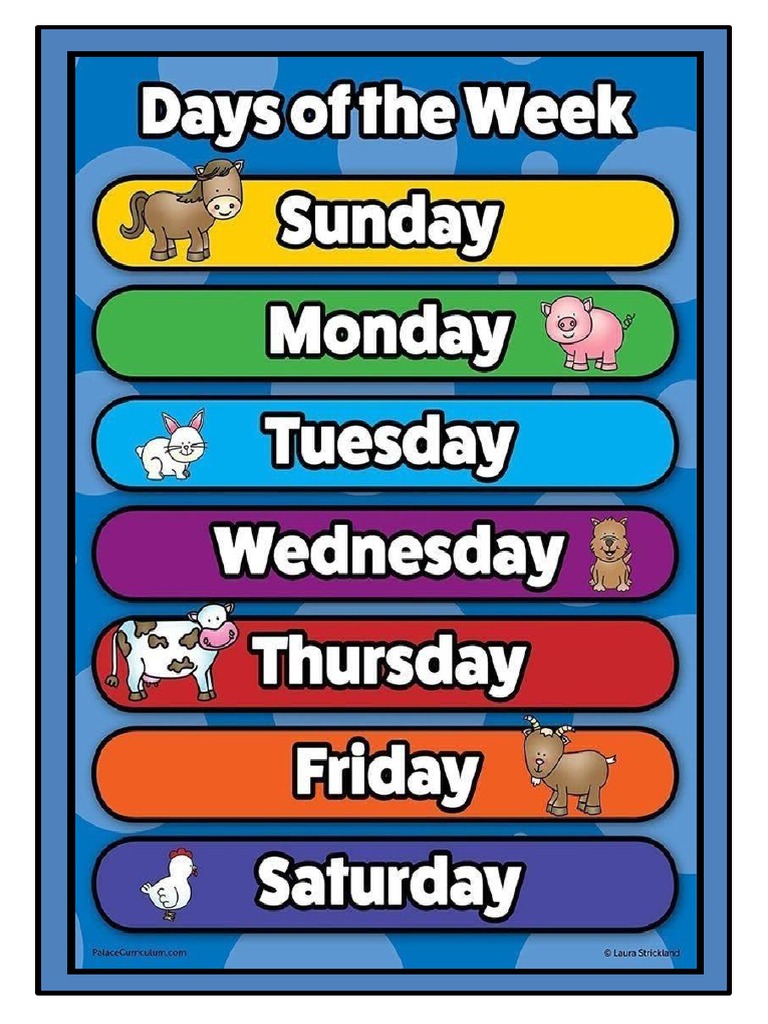 BB Days of The Week | PDF