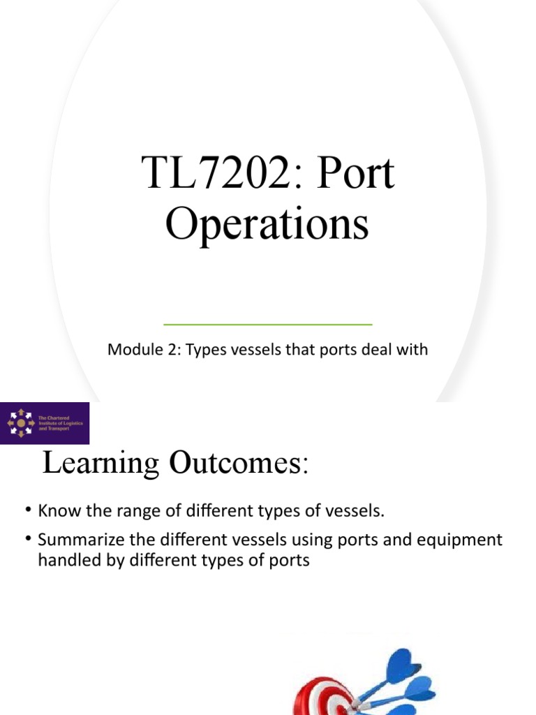 Lesson 2 - Types of Vessels | PDF | Cargo | Port