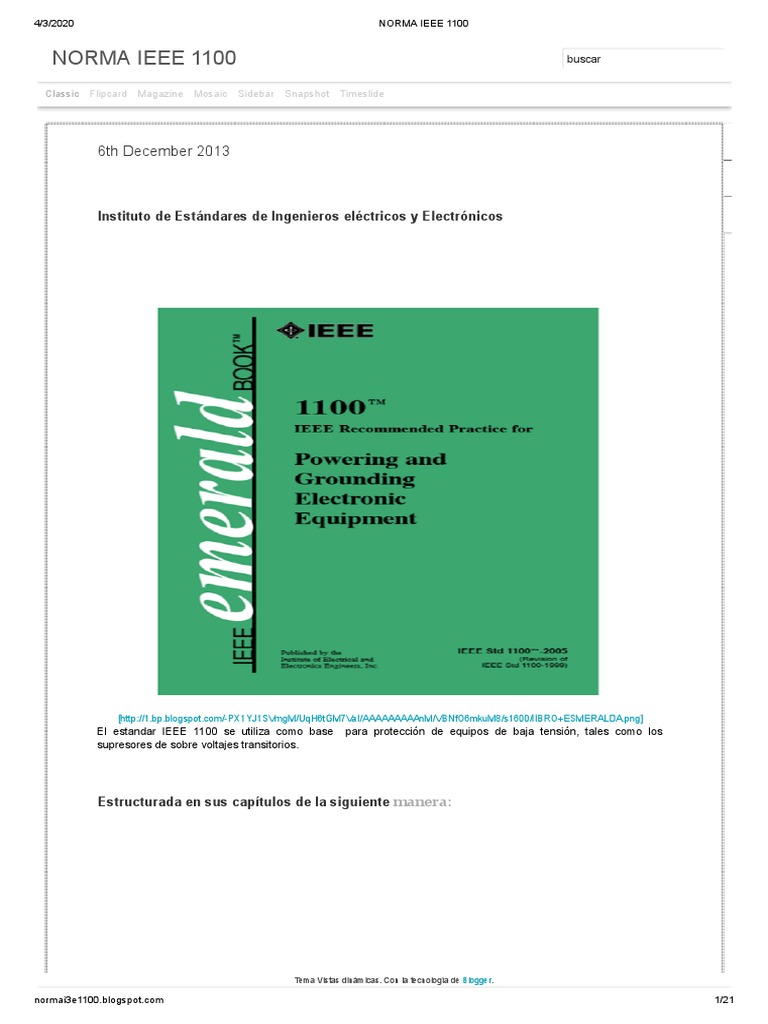 Norma Ieee 1100 | PDF