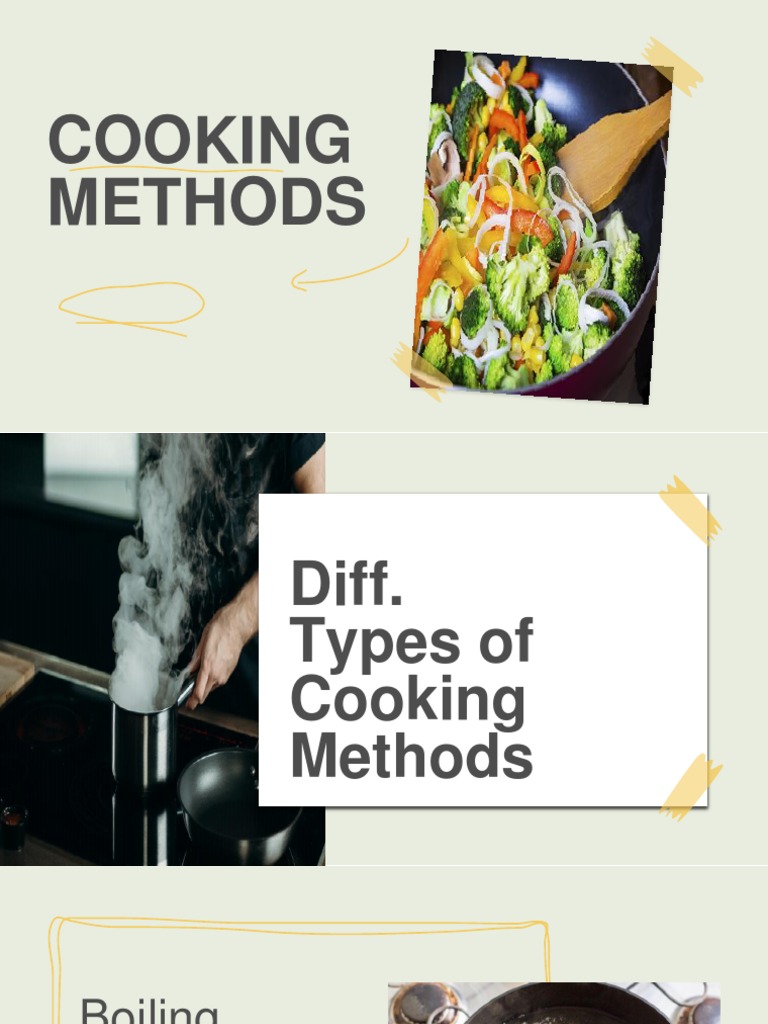 Essential Cooking Methods Explained | PDF | Cooking | Roasting
