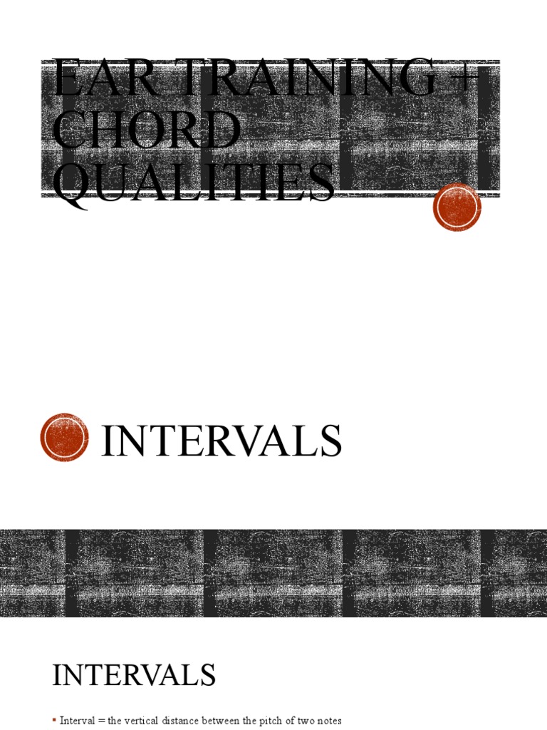 Intervals, Chords, Sevenths, Voice Leading | PDF | Minor Scale ...