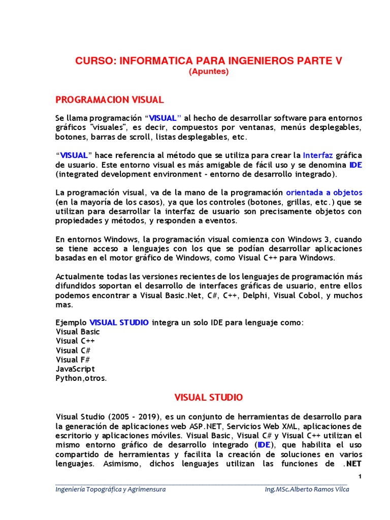 La evolución de Visual Basic y su entorno de desarrollo Visual Studio ...