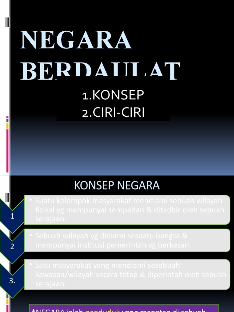 Negara Berdaulat | PDF