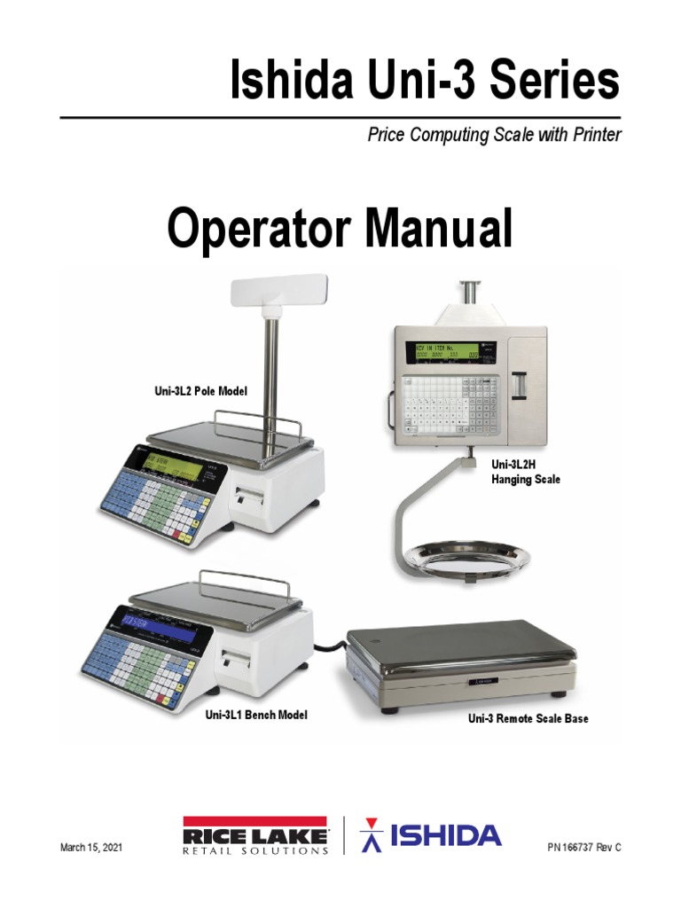 Ishida Uni-3 Series | PDF | Computer Keyboard | Computing