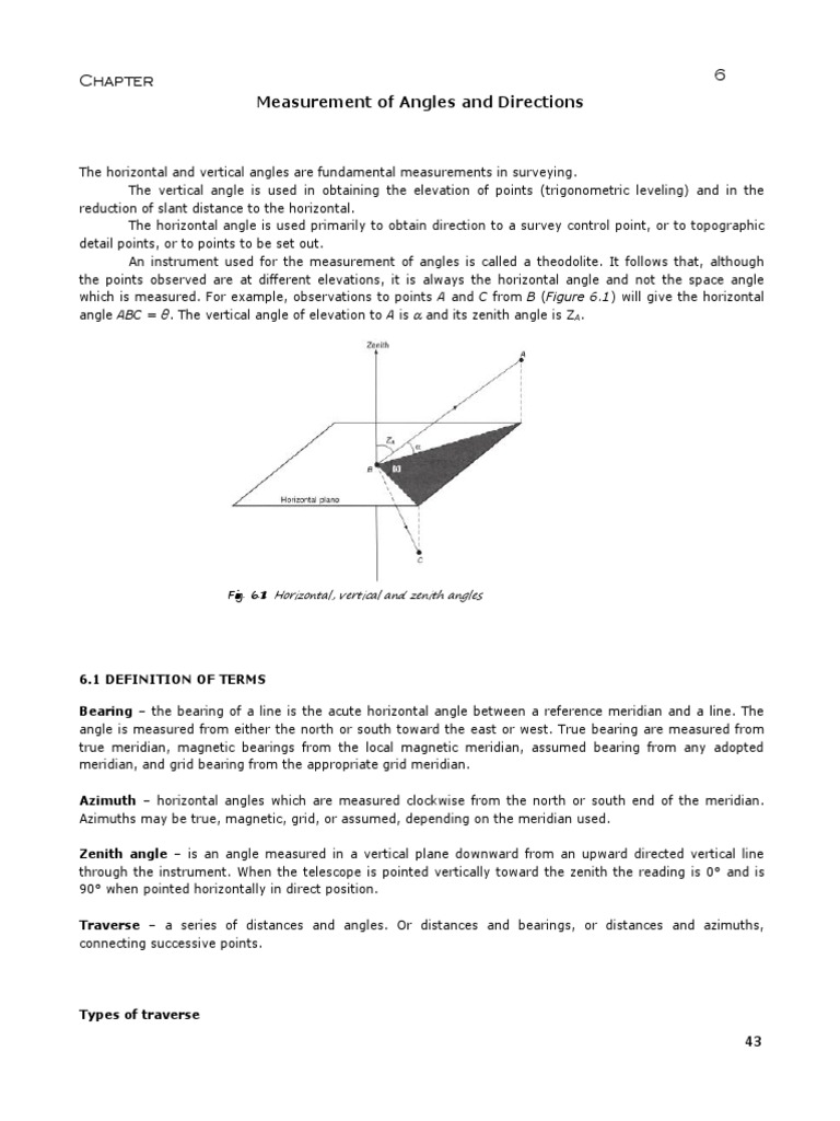 Topic 6 | PDF | Azimuth | Angle