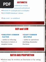 Basic Mathematics Sample Questions and Answers | PDF | Area | Pi