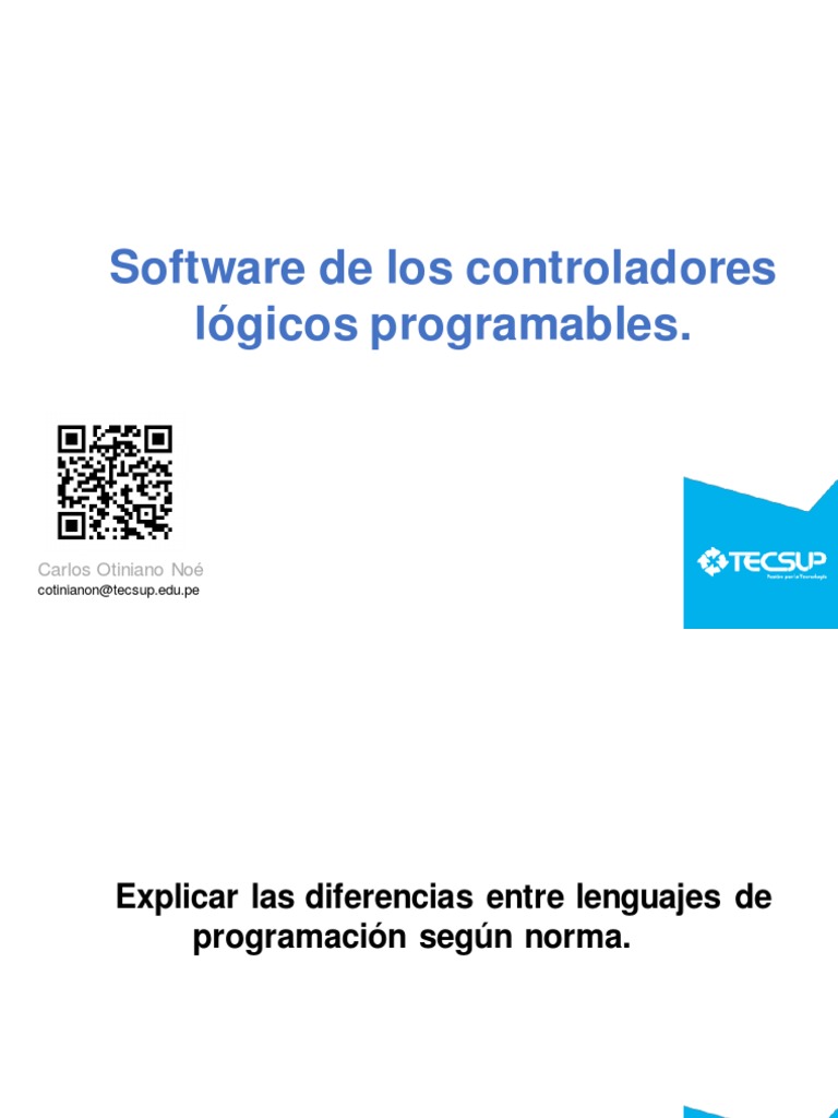 2.1 Controladores Lógicos - Software y Datos | PDF | Controlador lógico ...