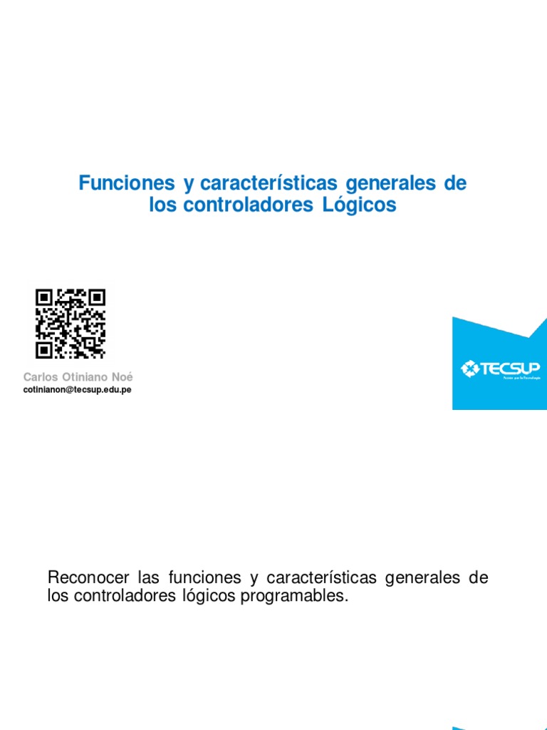 1.1 Controladores Lógicos - Fundamentos | PDF | Controlador lógico ...