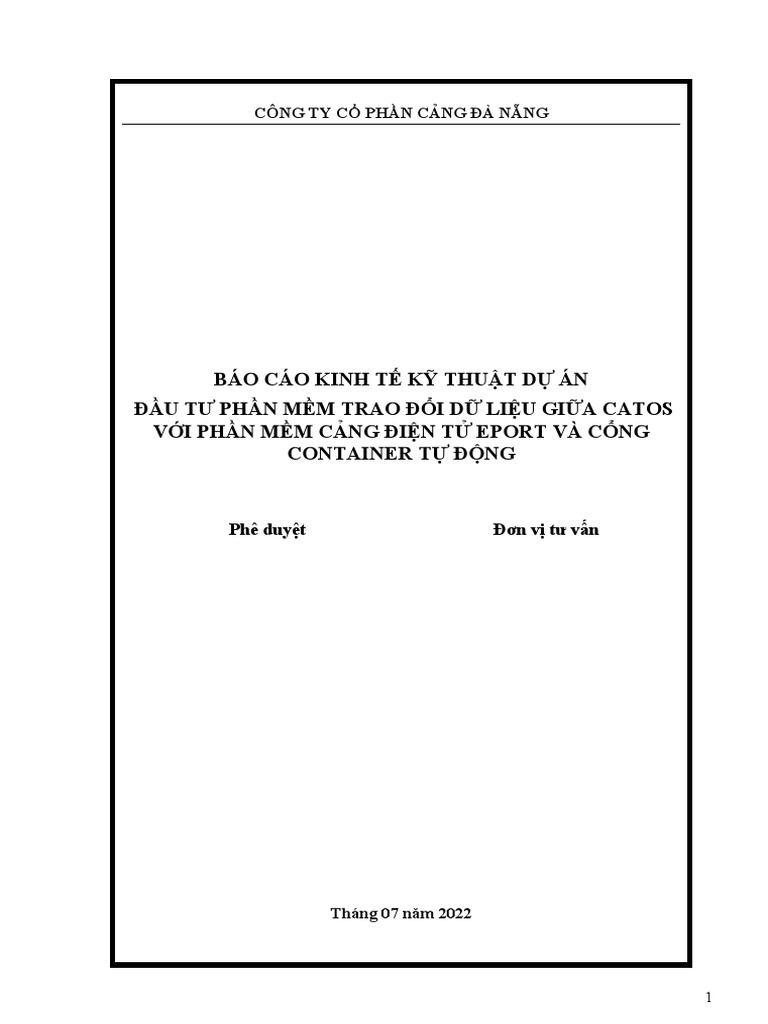 Bao Cao KTKT Catos 2206 v3 | PDF