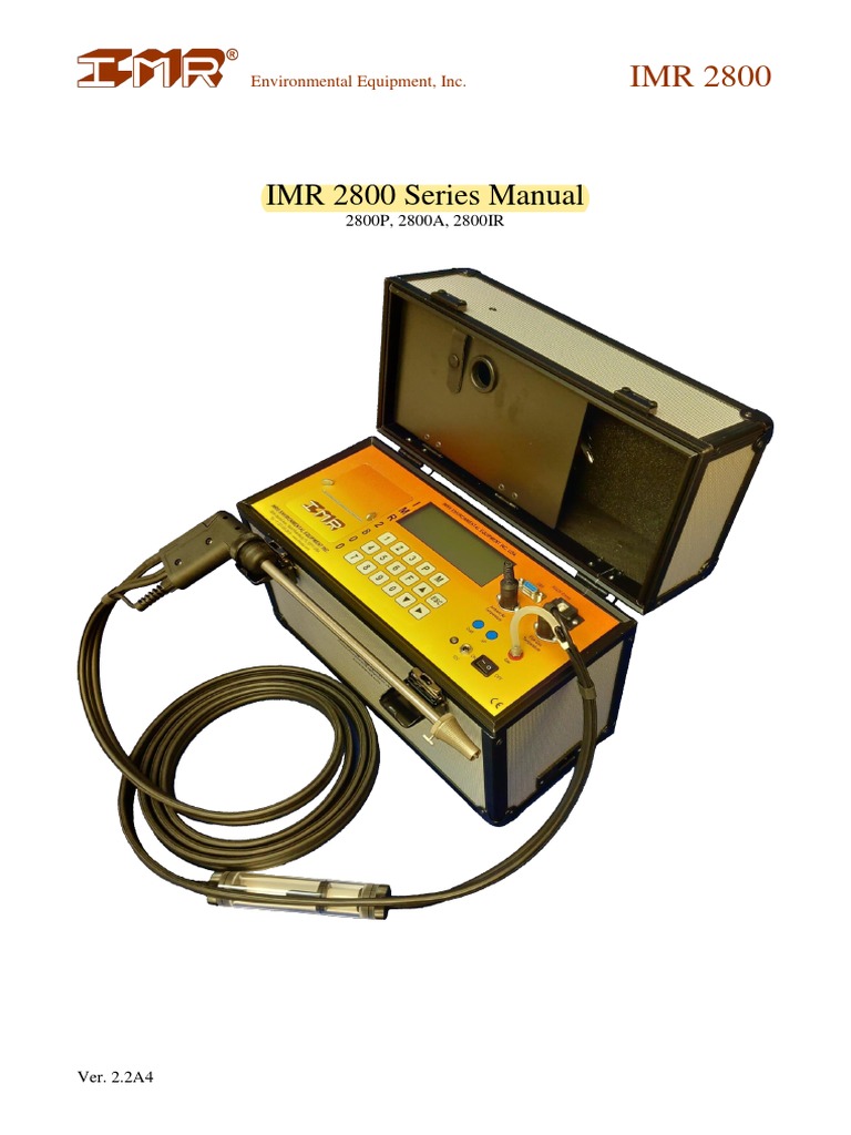 Imr 2800 Manual | PDF
