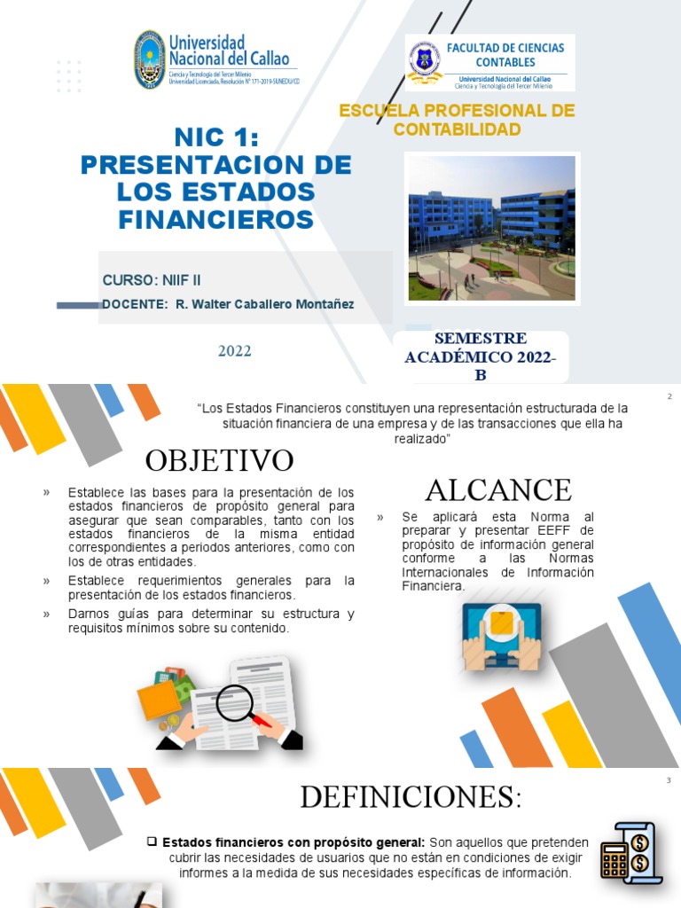 Nic 1 | PDF | normas internacionales de INFORMACION FINANCIERA ...
