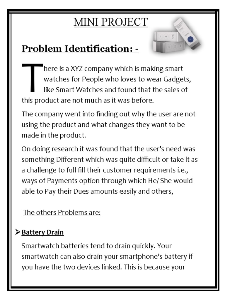 Hand Watch Digital Mini Project | PDF | Smartwatch | Wearable Technology