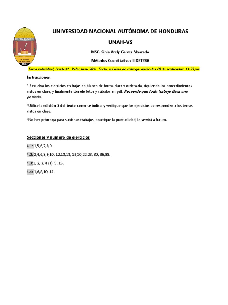 Tarea de Unidad1 | PDF