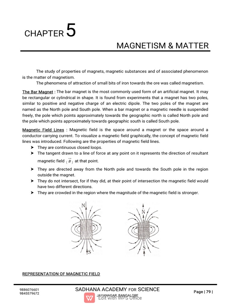 II Pu - Physics - Chapter 5 - Magnetism & Matter | PDF ...