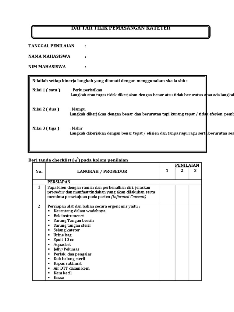 MEMASANG & MELEPAS KATETER-dikonversi | PDF