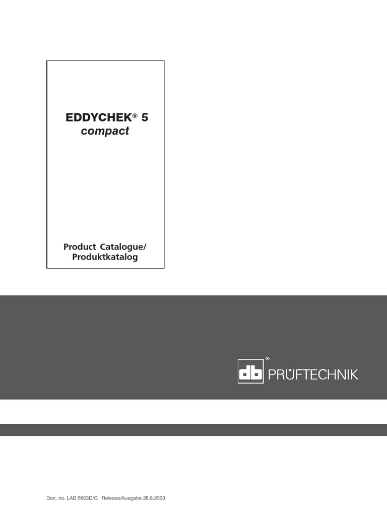 EDDYCHEK-5-compact Catalogue NDT-5603 08-03 D-E | PDF