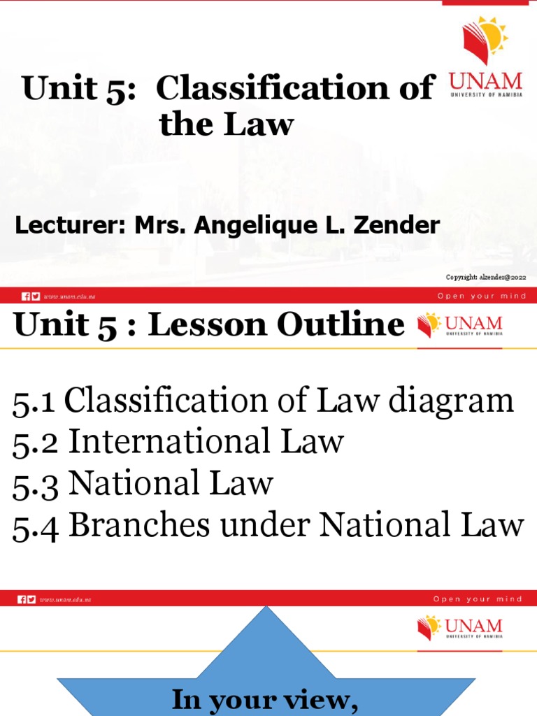 Classification of Law | Download Free PDF | Property | International Law