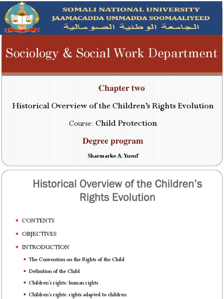 Evolution of Children's Rights History | PDF | Children's Rights ...