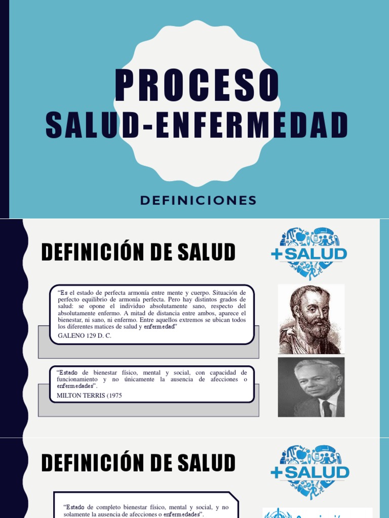 Proceso Salud Enfermedad Pdf Ciencias De La Salud 2407