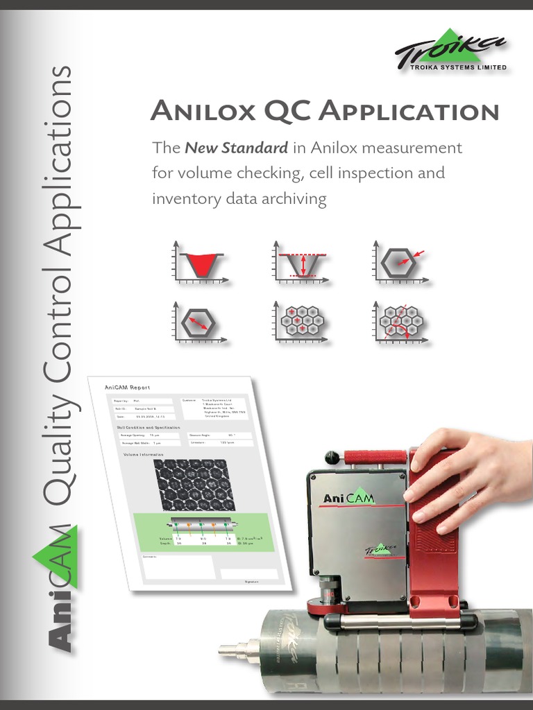 Anilox QC Application Quality Control Qcpdfquality Control Applications Anilox | PDF | Computing