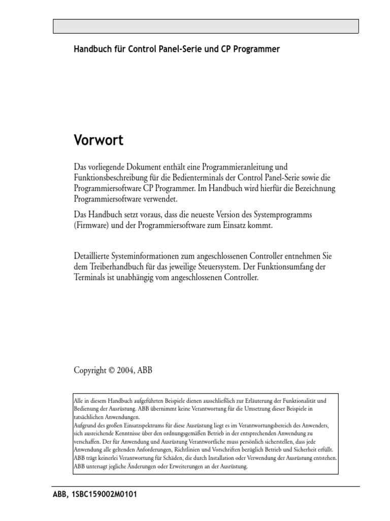 CP500 Handbuch | PDF