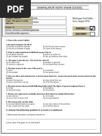 Wind Class 9 Extra Questions Question 1 | PDF | Wound