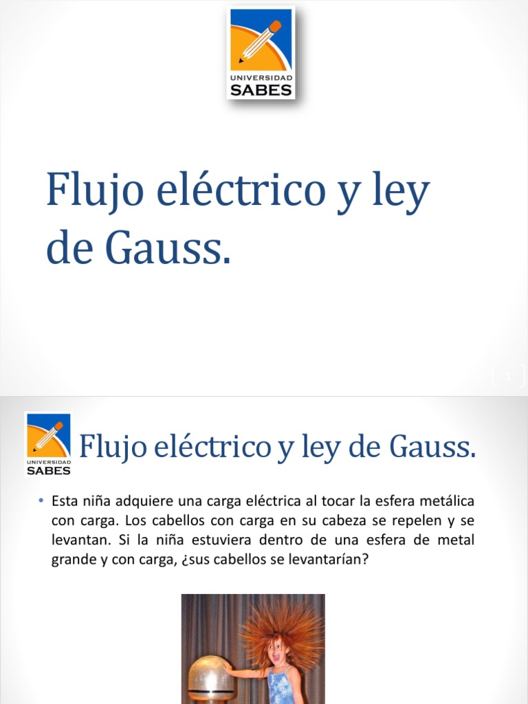 Flujo Electrico y Ley de Gauss | PDF | Campo eléctrico | Vector Euclidiano