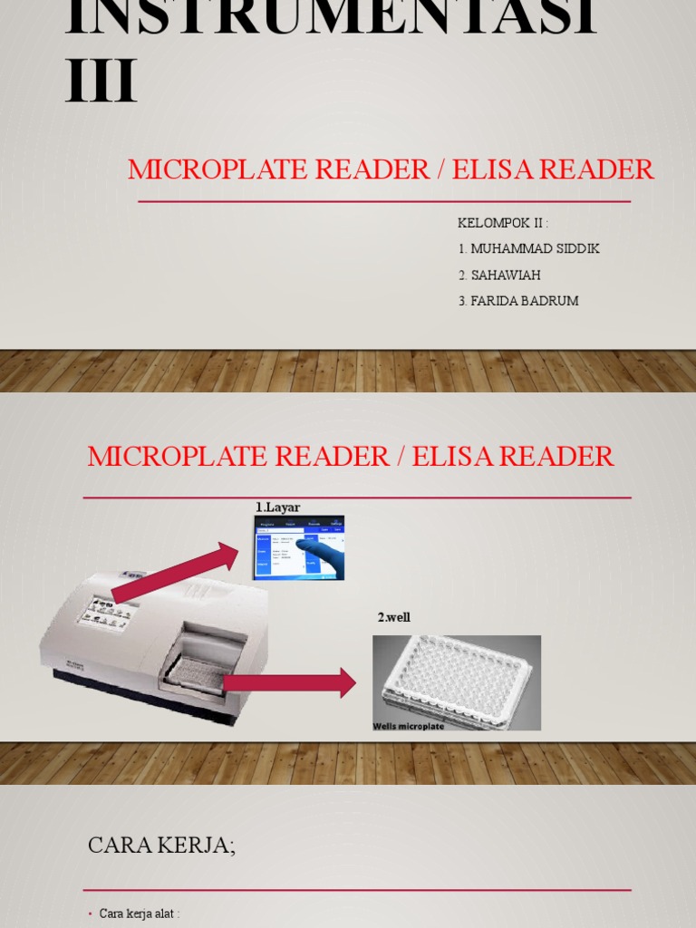 Instrumentasi Iii Microplate Reader | PDF | Sains & Matematika | Komputer