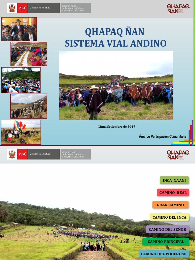 Qhapaq Ñan: Sistema Vial Andino | PDF | Imperio Inca | Perú