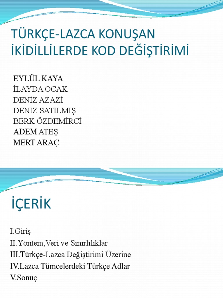 Türkçe Lazca | PDF