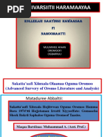 Kitaaba Seenaa Oromoo Downloads | PDF
